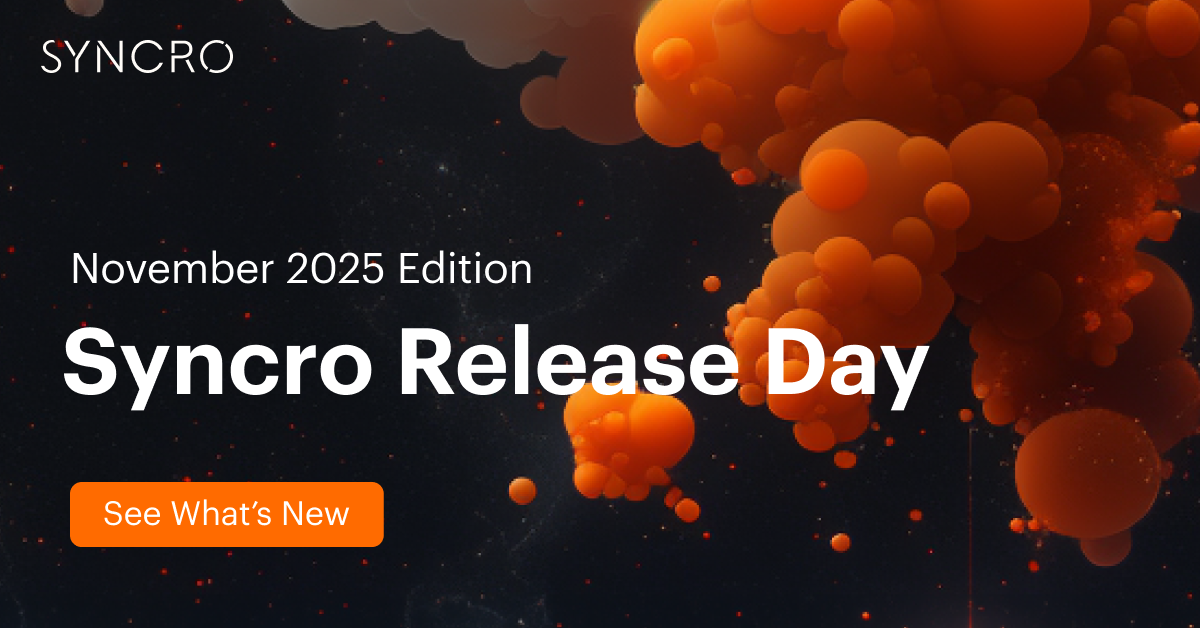 Syncro Release Day: November Edition | Syncro